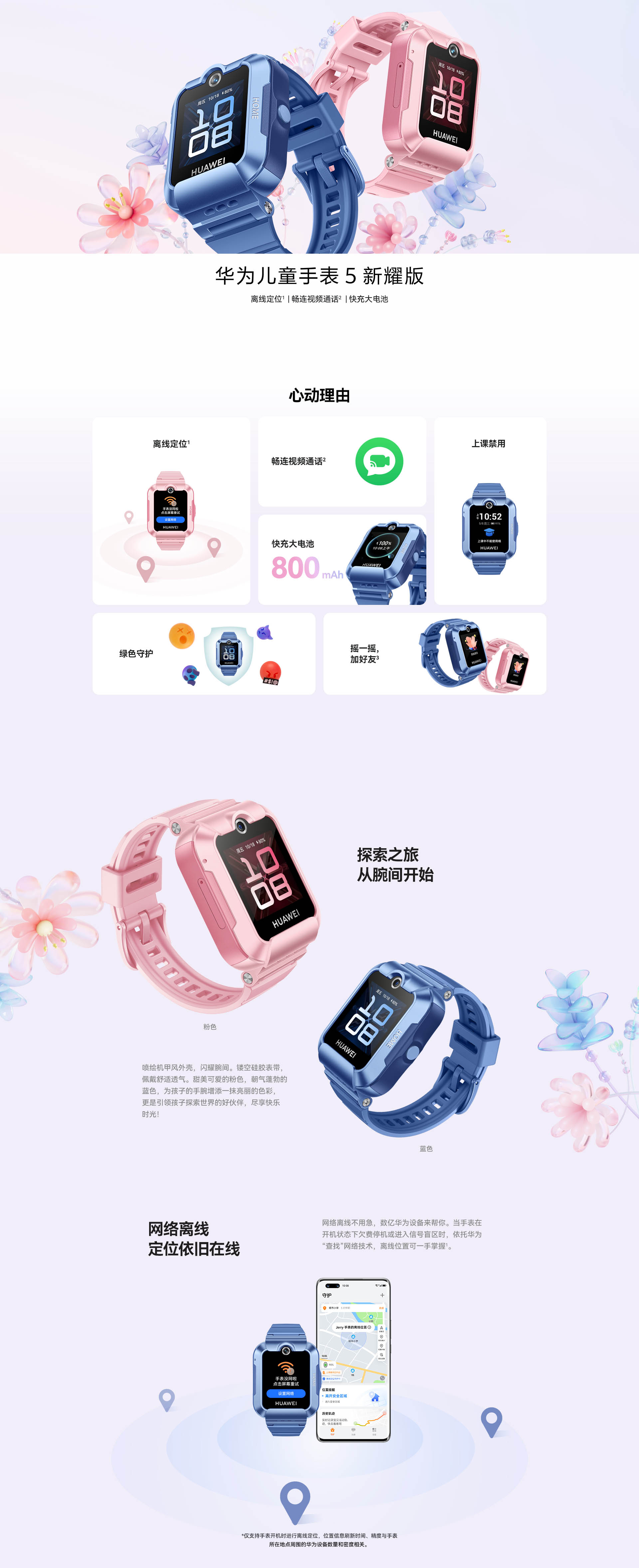 华为儿童手表 5 新耀版